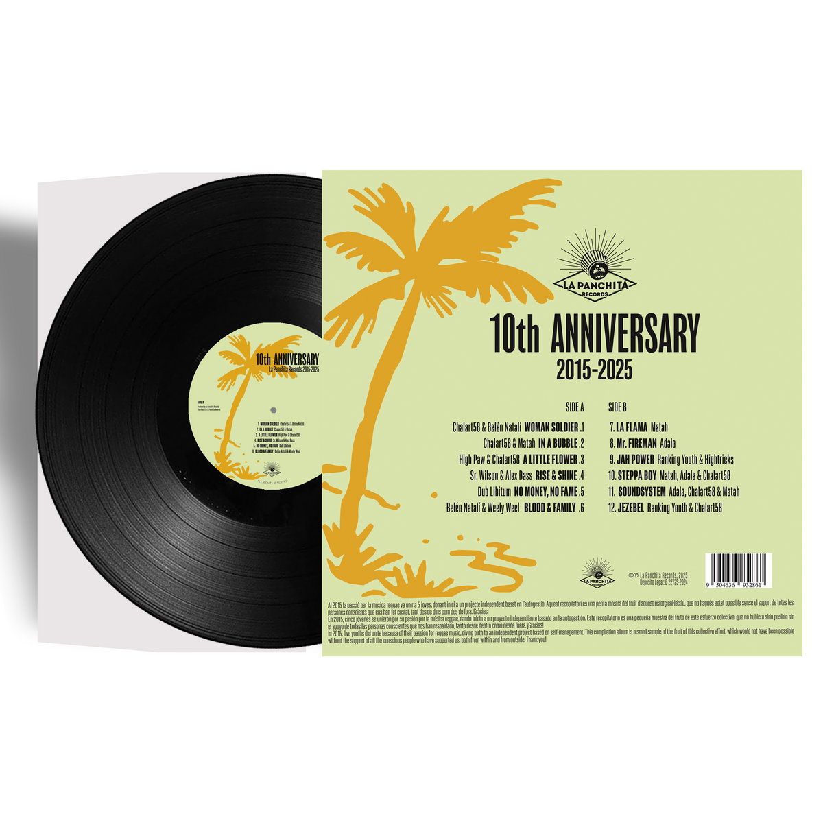 Vinyl 10th Anniversary Compilation 2015-2025 La Panchita Records | La ...