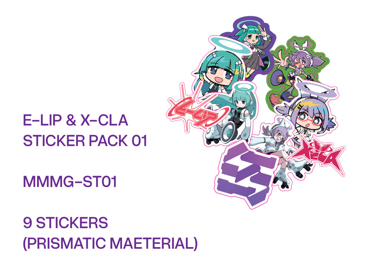 E-LIP & X-CLA Sticker Pack 01 | MAD MIND MACHINE