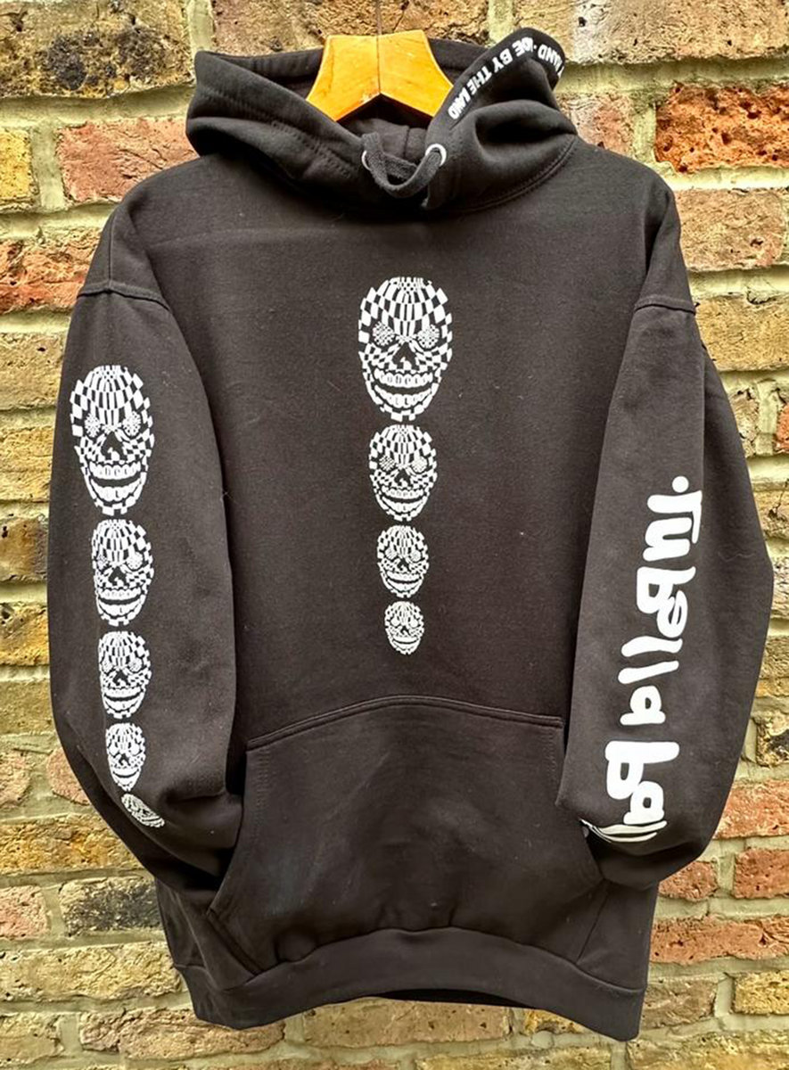 B&W SKULL HOODIE More coming soon! | Rubella Ballet