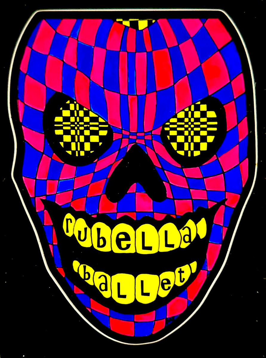 Large 'JOKER' Skull Sticker | Rubella Ballet