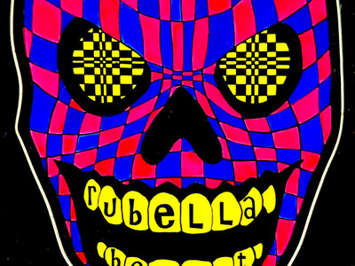 Large 'JOKER' Skull Sticker | Rubella Ballet