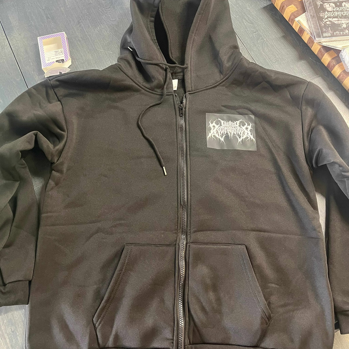 Liquified Decomposition "The Oozing Dead" Zip up Hoodie | Liquified Decomposition