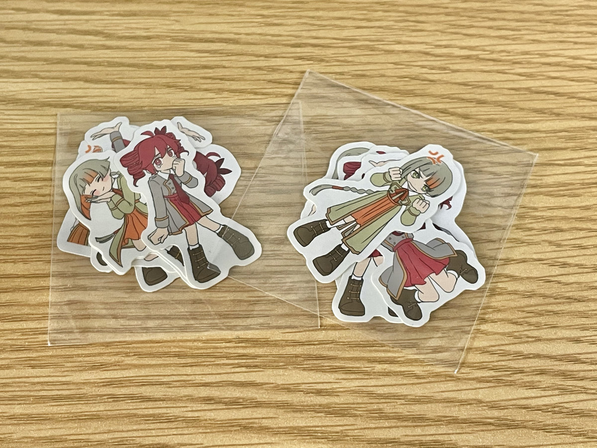 "Break It All" Teto&Chis-A Sticker Set | Kareki Kashiwagi