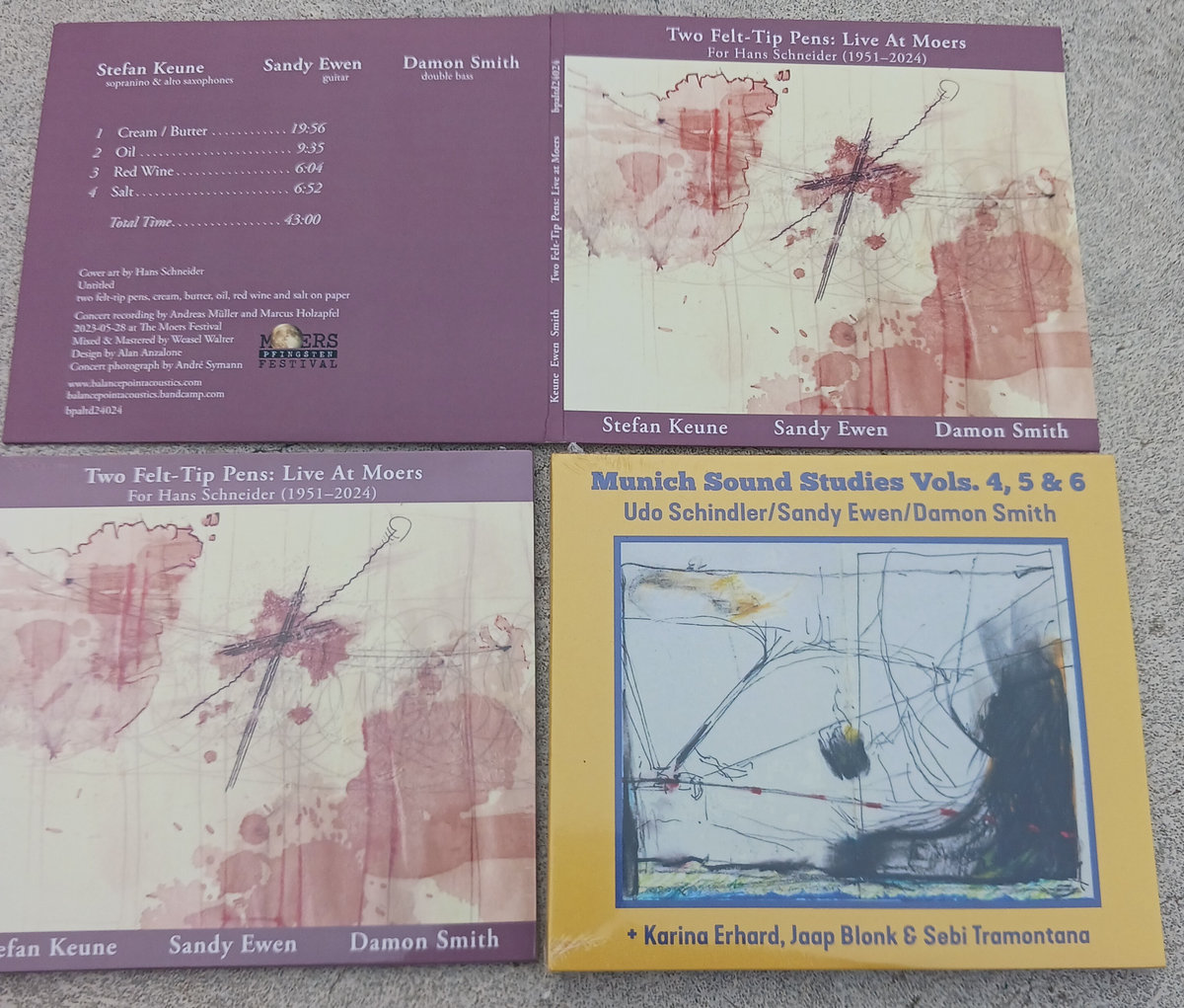 Two Felt-Tip Pens: Live At Moers bpaltd24024 | Stefan Keune / Sandy ...