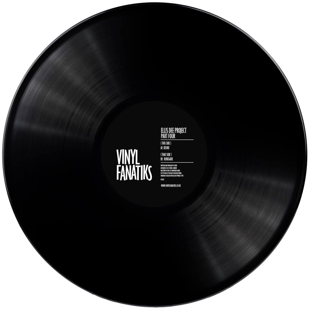 Ellis Dee Project - Part Four - VFS078 - BLACK VINYL | Vinyl Fanatiks