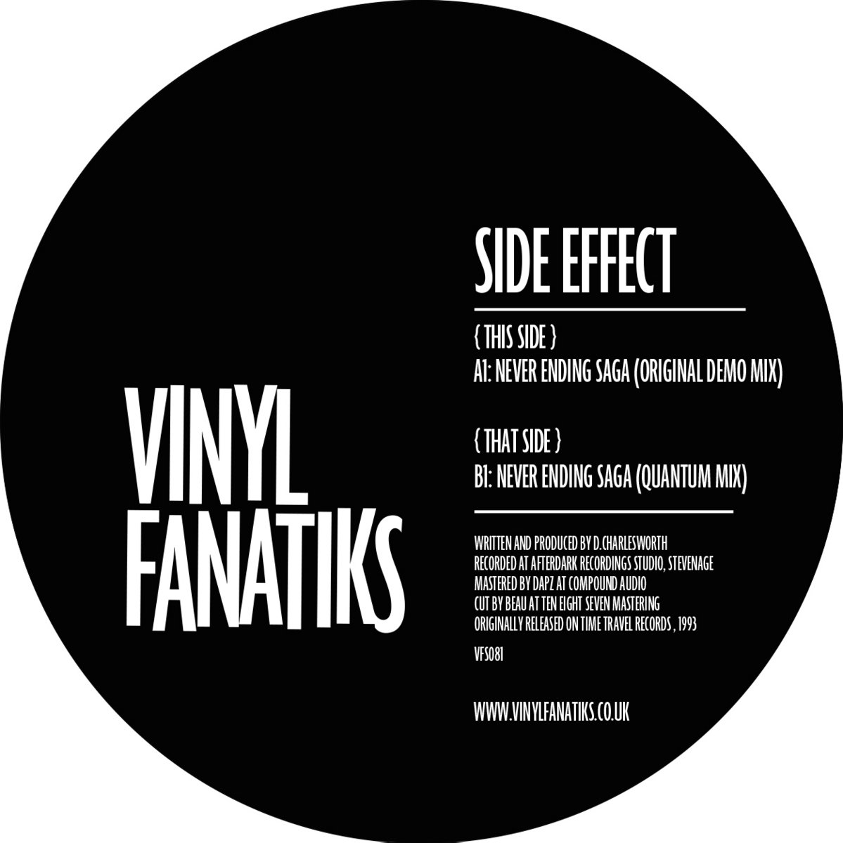 Side Effect - Never Ending Saga(Original Demi Mix)/Never Ending Saga ...