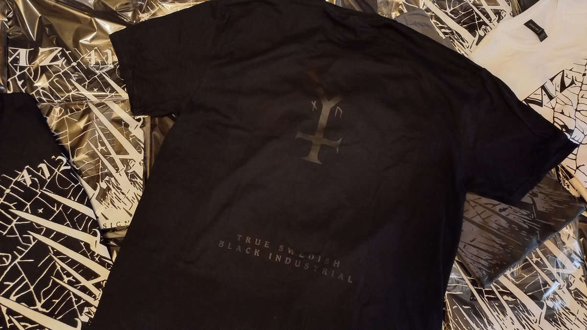 MZ.412 – Nordik Battle Signs Official T-Shirt / Black TS (Black Print ...
