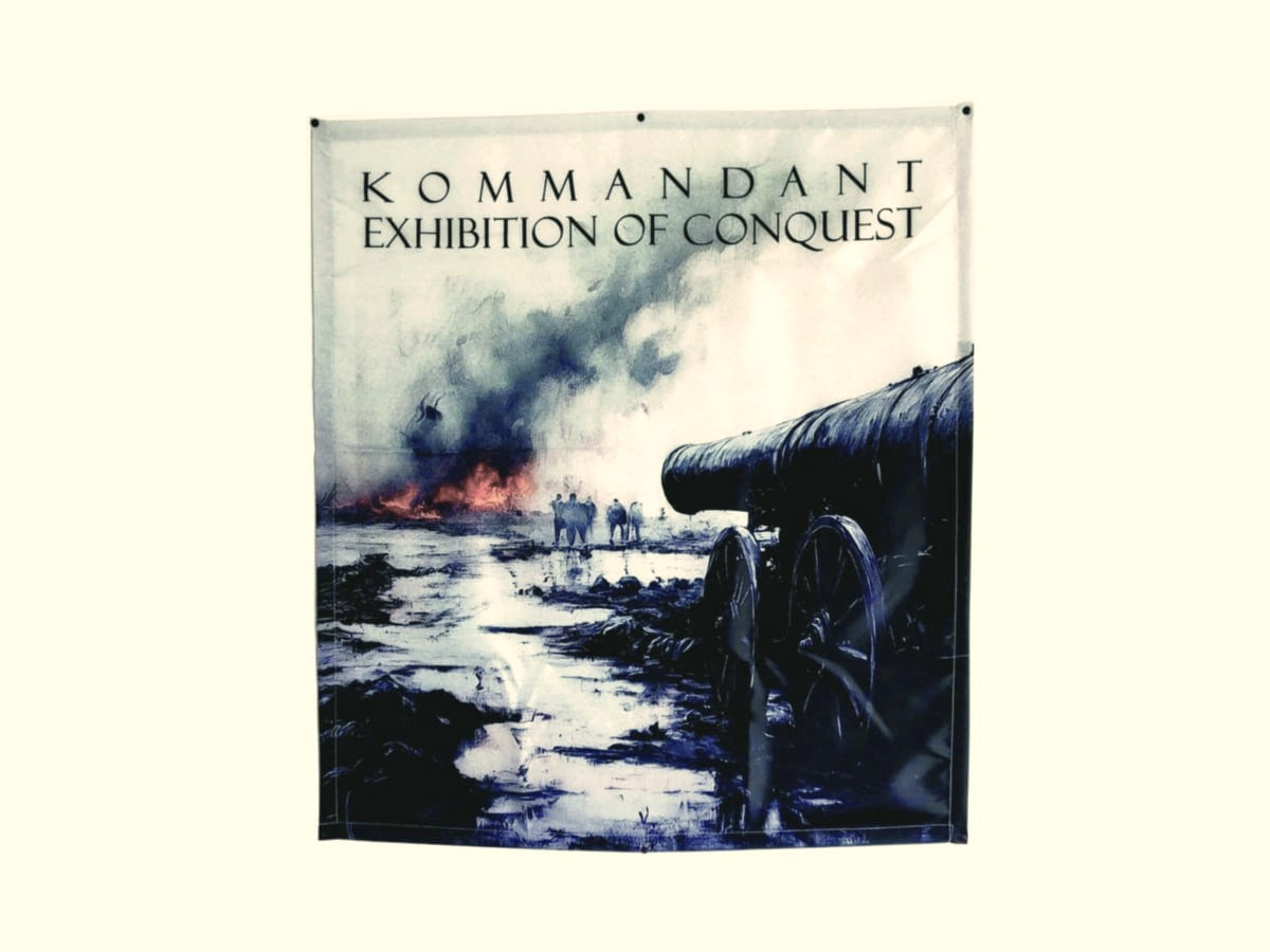 Exhibition Of Conquest Poster Flag | Kommandant