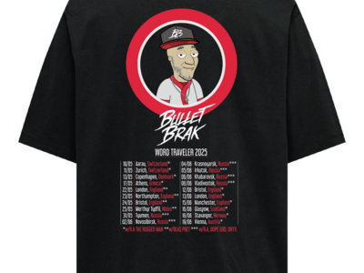 Bullet Brak - Word Traveler - 2025 European, Russian, UK tour shirt ...