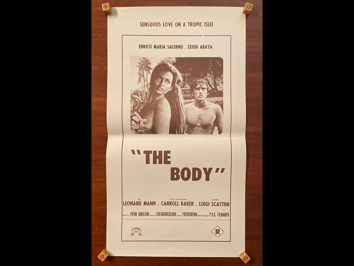 THE BODY (aka IL CORPO) Original Daybill Film Poster. | The Roundtable