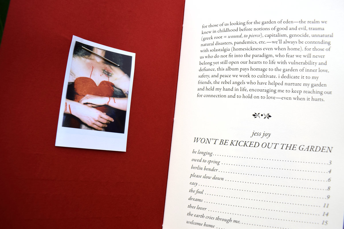 WON'T BE KICKED OUT THE GARDEN | jess joy