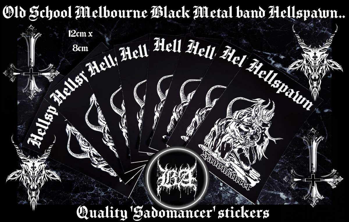 HELLSPAWN VINYL CAR STICKER | Blast Abyss