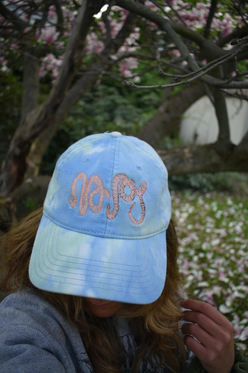 Sky Tie-Dye Worm hat | No Joy