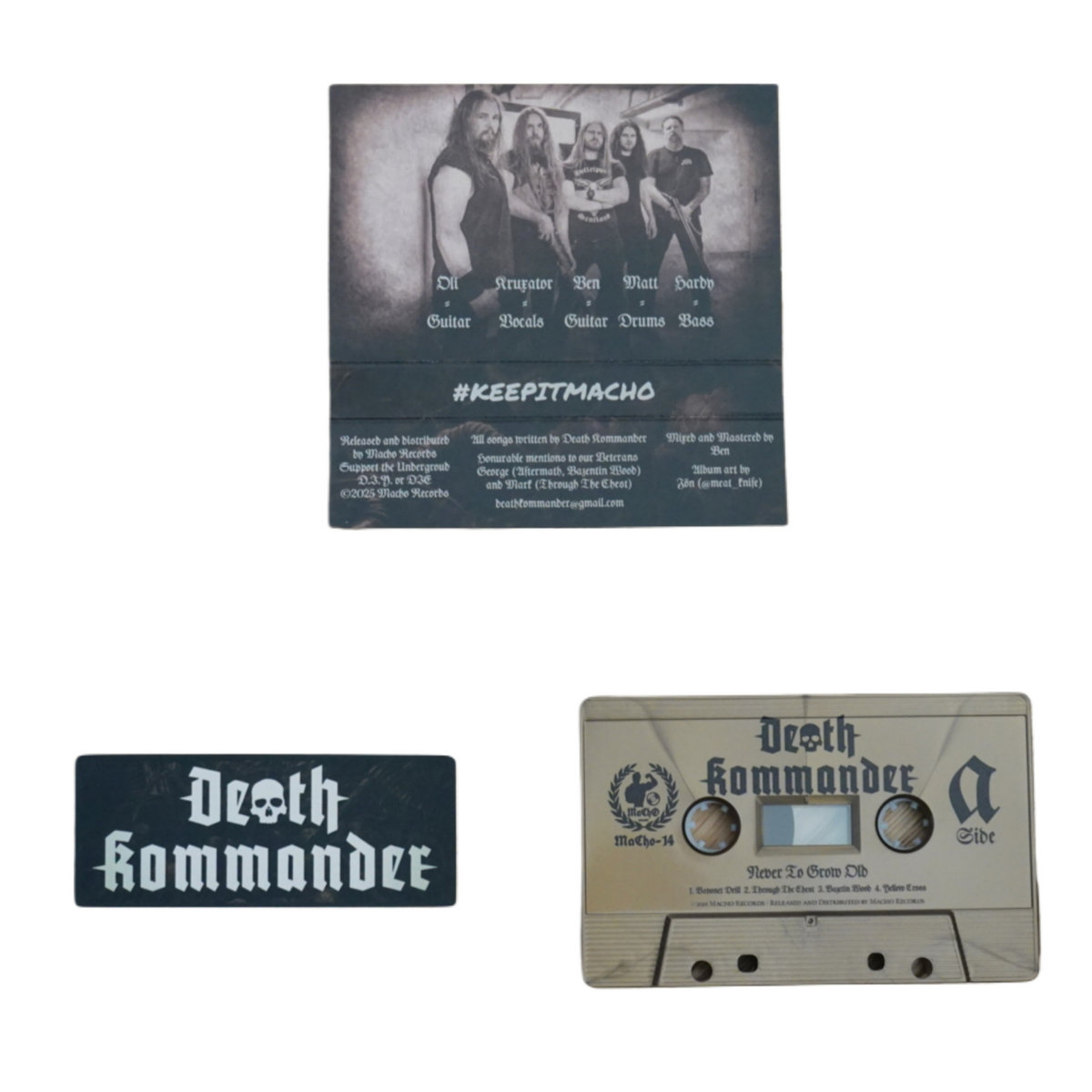 Never To Grow Old | Death Kommander | Macho Records