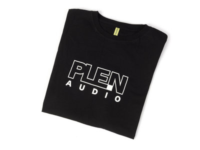PLEN AUDIO glow logo organic cotton t-shirt | enmossed