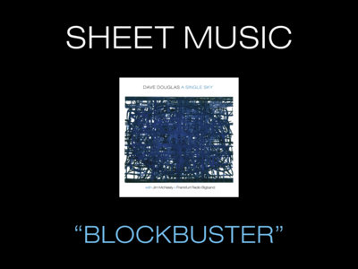 Dave Douglas Big Band | Blockbuster | Score & Parts | Sheet Music