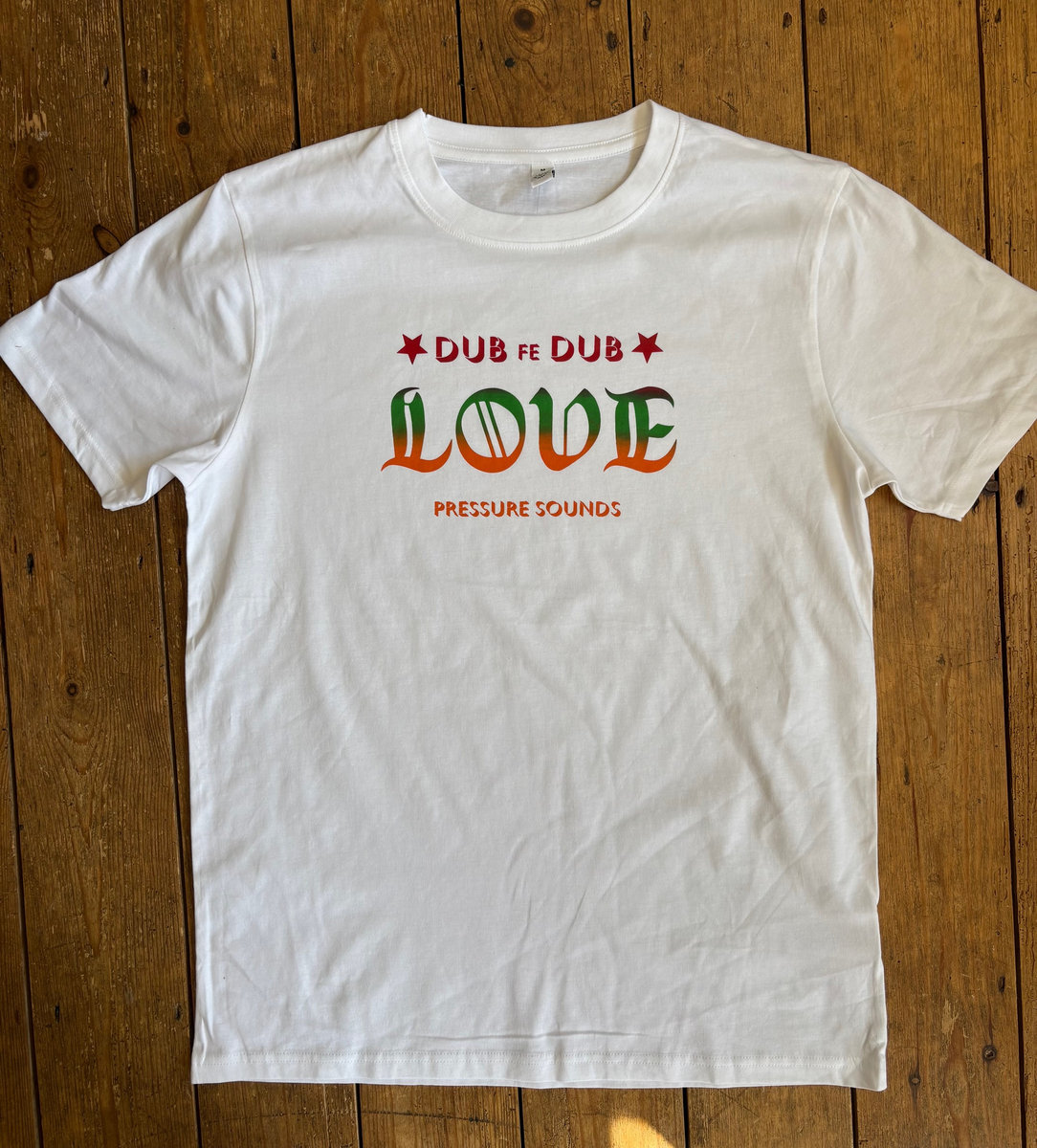 Dub fe Dub White t shirt blended print | Pressure Sounds