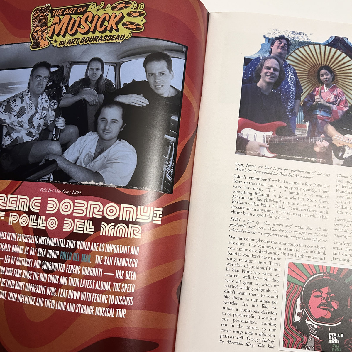 *ON SALE* REVERB INTERNATIONAL magazine with POLLO DEL MAR INTERVIEW ...