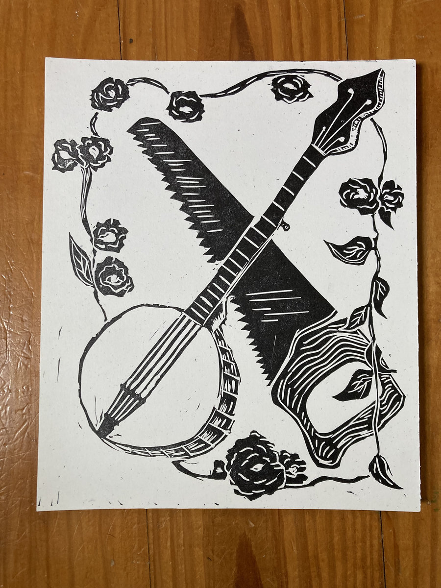 Banjo/Saw print | Little Mazarn