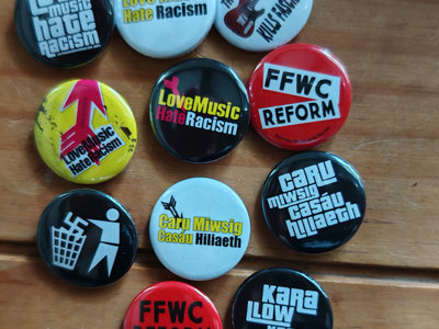 10 anti racist badges | R*E*P*E*A*T Records