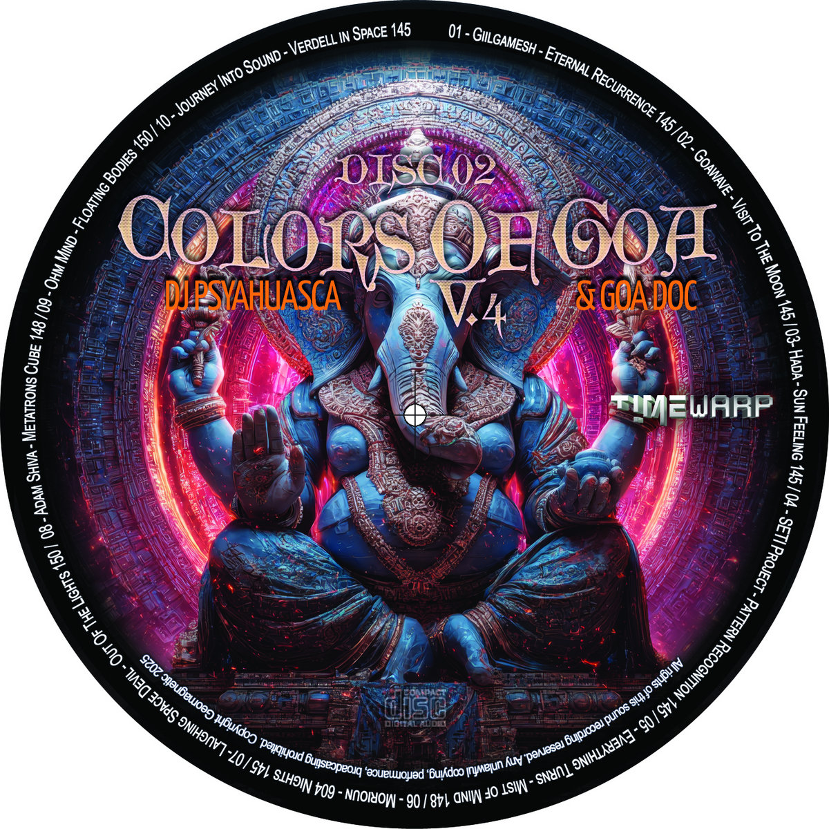 Colors Of Goa, Vol. 4 (timewarp264) and 2CD! | Psyahuasca, Goa Doc ...