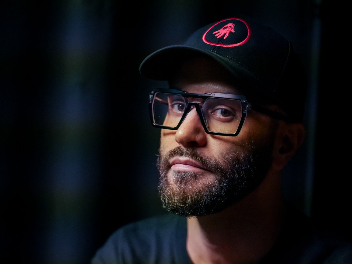 IT logo hat – red stitching | Interdimensional Transmissions