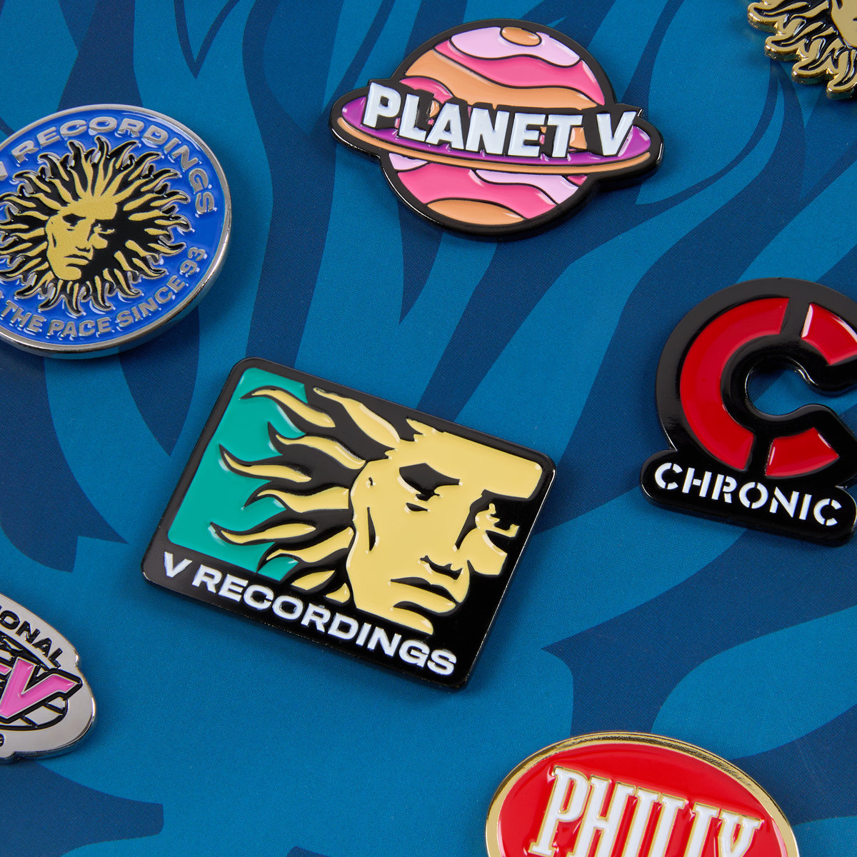 Planet V Enamel Pin Badge Collection | V Recordings