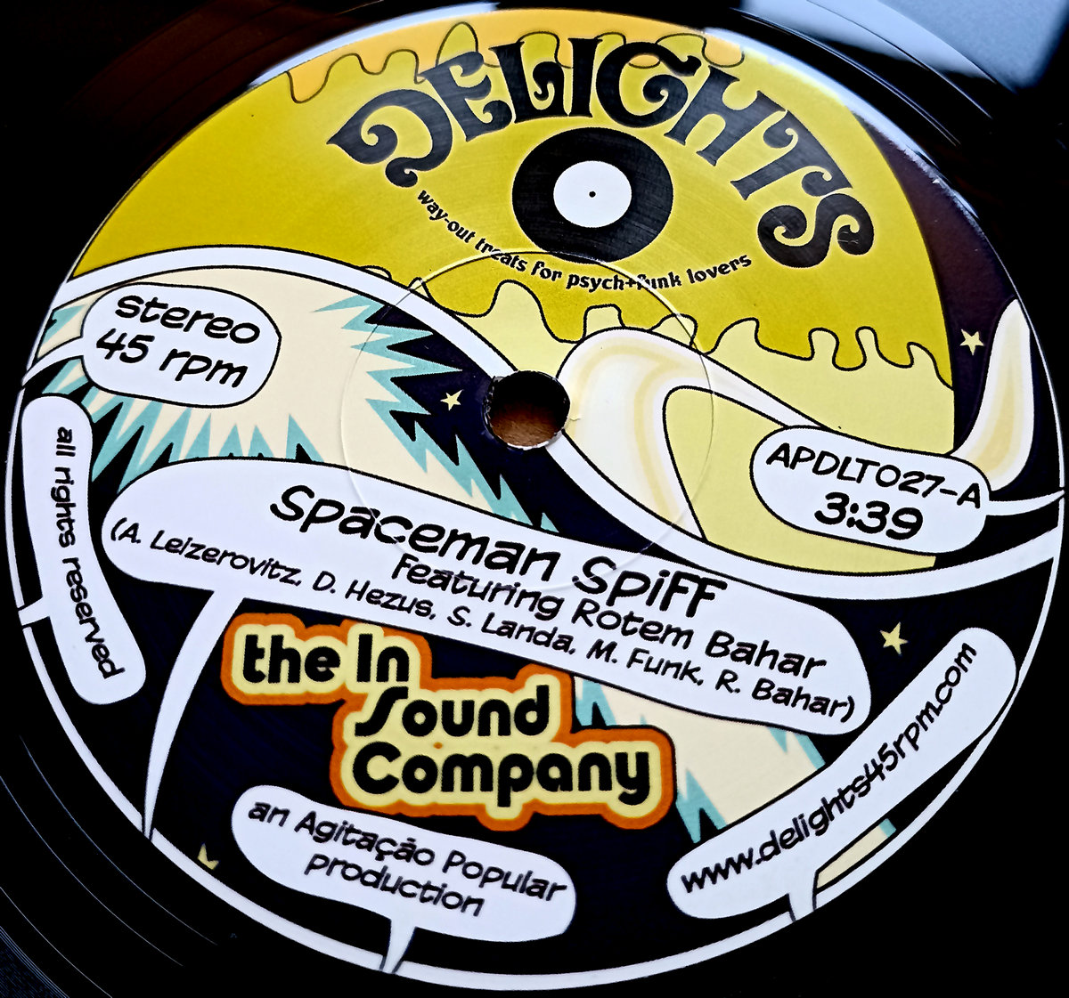 Spaceman Spiff/Stunt Double (APDLT027) | The In Sound Company | Delights