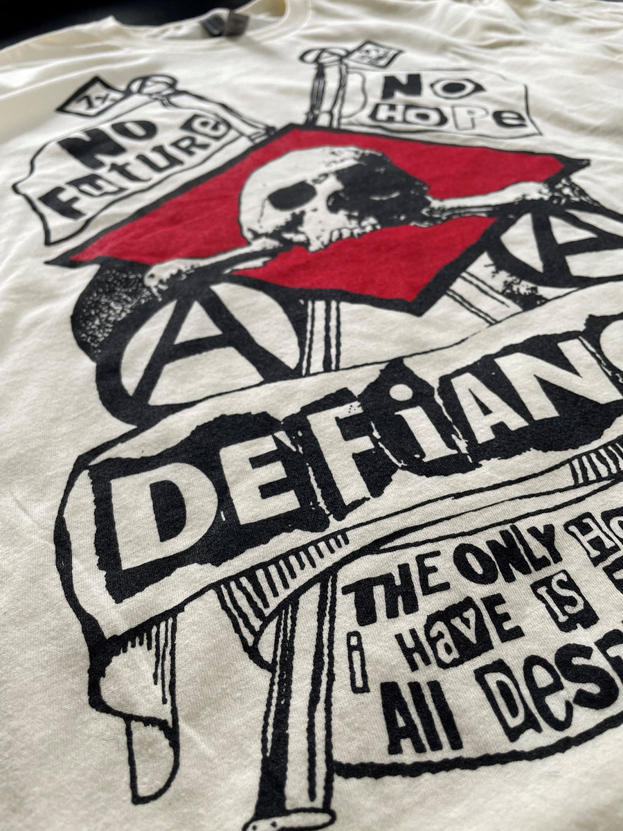 Defiance Punk Gang (s/s) Red and Black on Off White | DEFIANCE