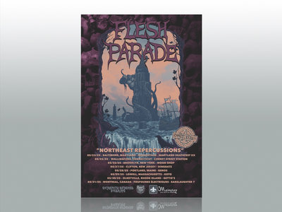 Flesh Parade - Limited Edition "Northeast Repercussions" 11x17 Tour ...