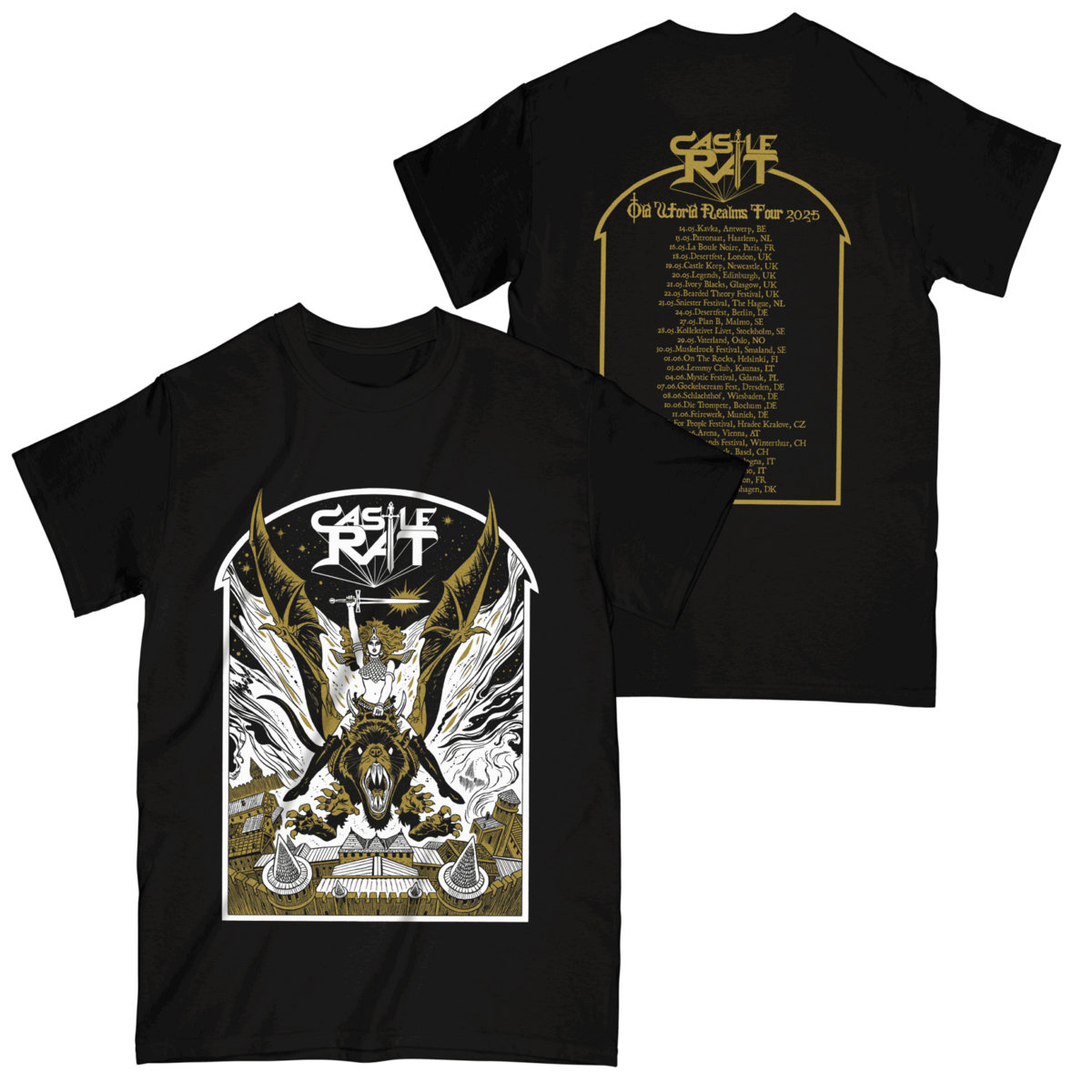 Old World Realms EU Tour T-shirt | Castle Rat