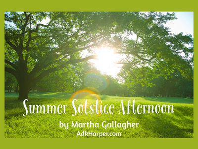Summer Solstice Afternoon pdf | Martha Gallagher