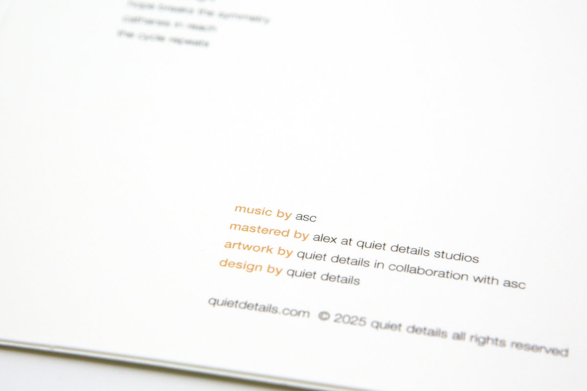 Tales of Introspection | ASC | quiet details