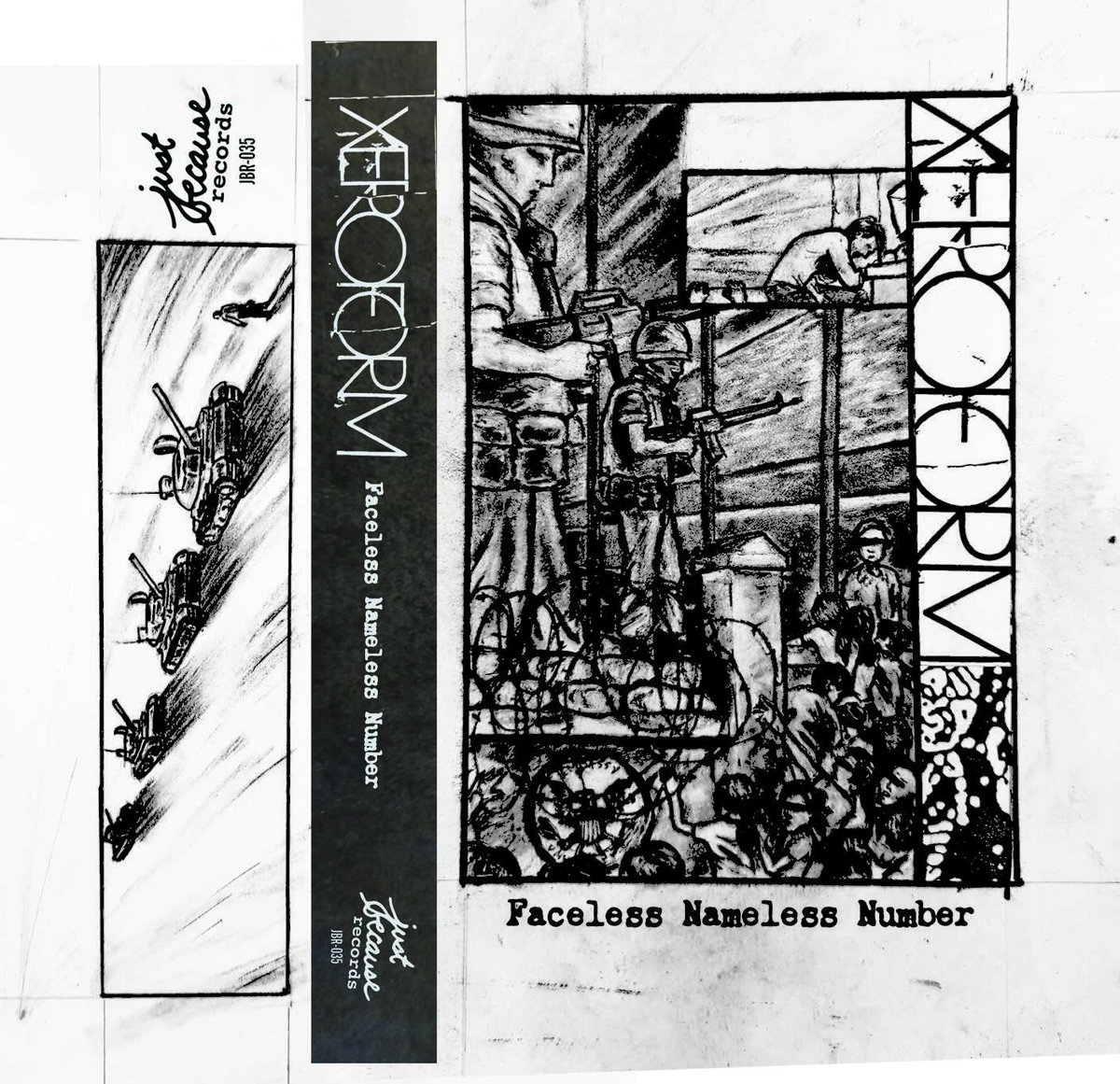 Faceless Nameless Number | Xeroform | Just Because Records
