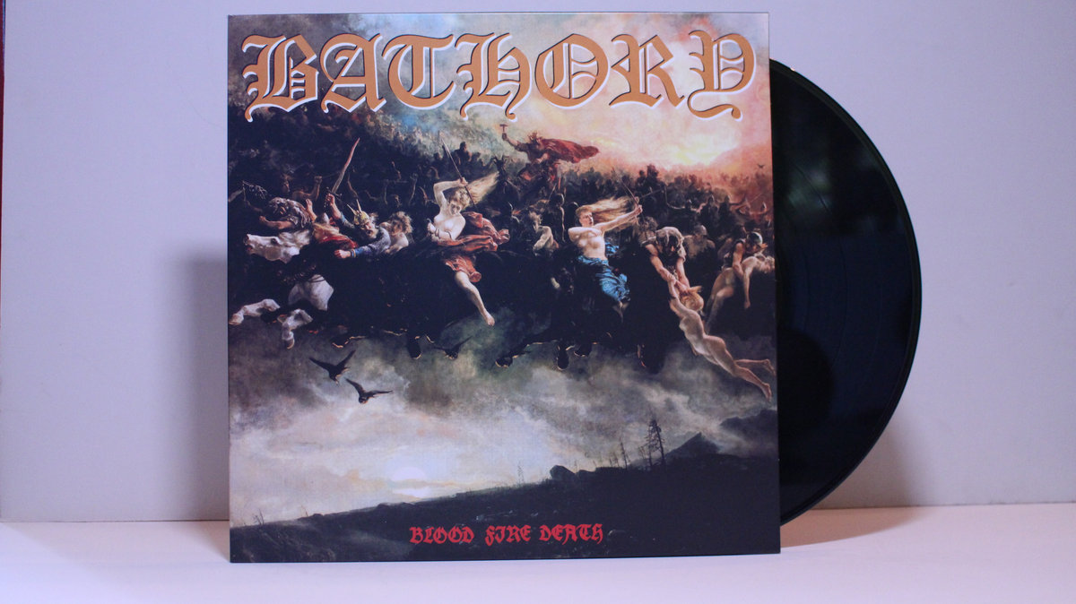 BATHORY - Blood Fire Death (12" LP) 2003 Black Mark **Dented Corner ...