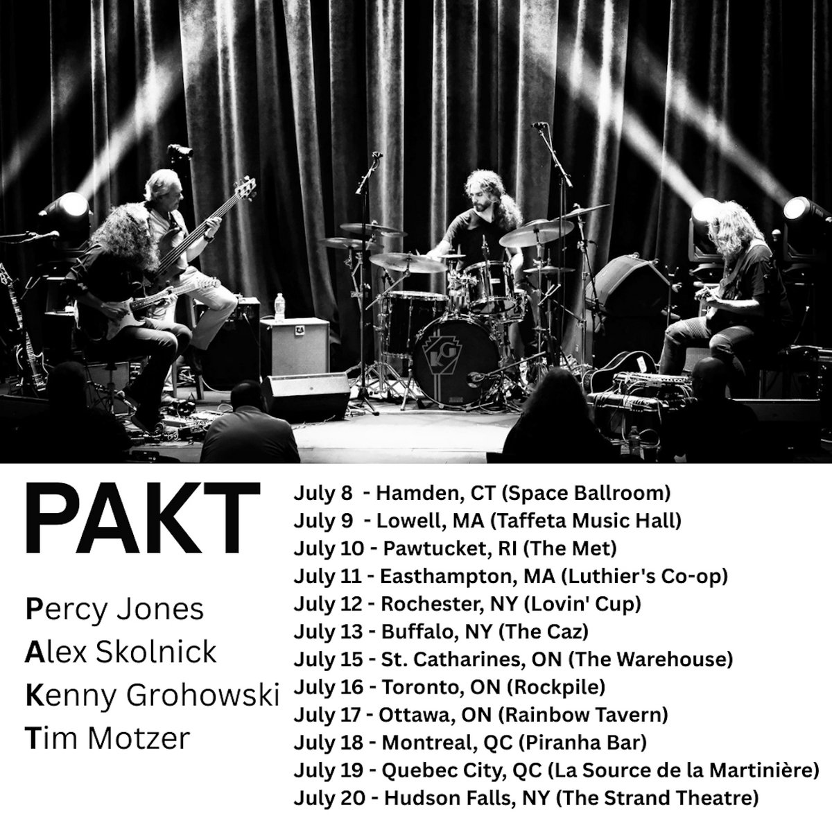 PRE-ORDER: PAKT LIVE 2025 HD 24 BIT DOWNLOAD by Percy Jones, Alex ...