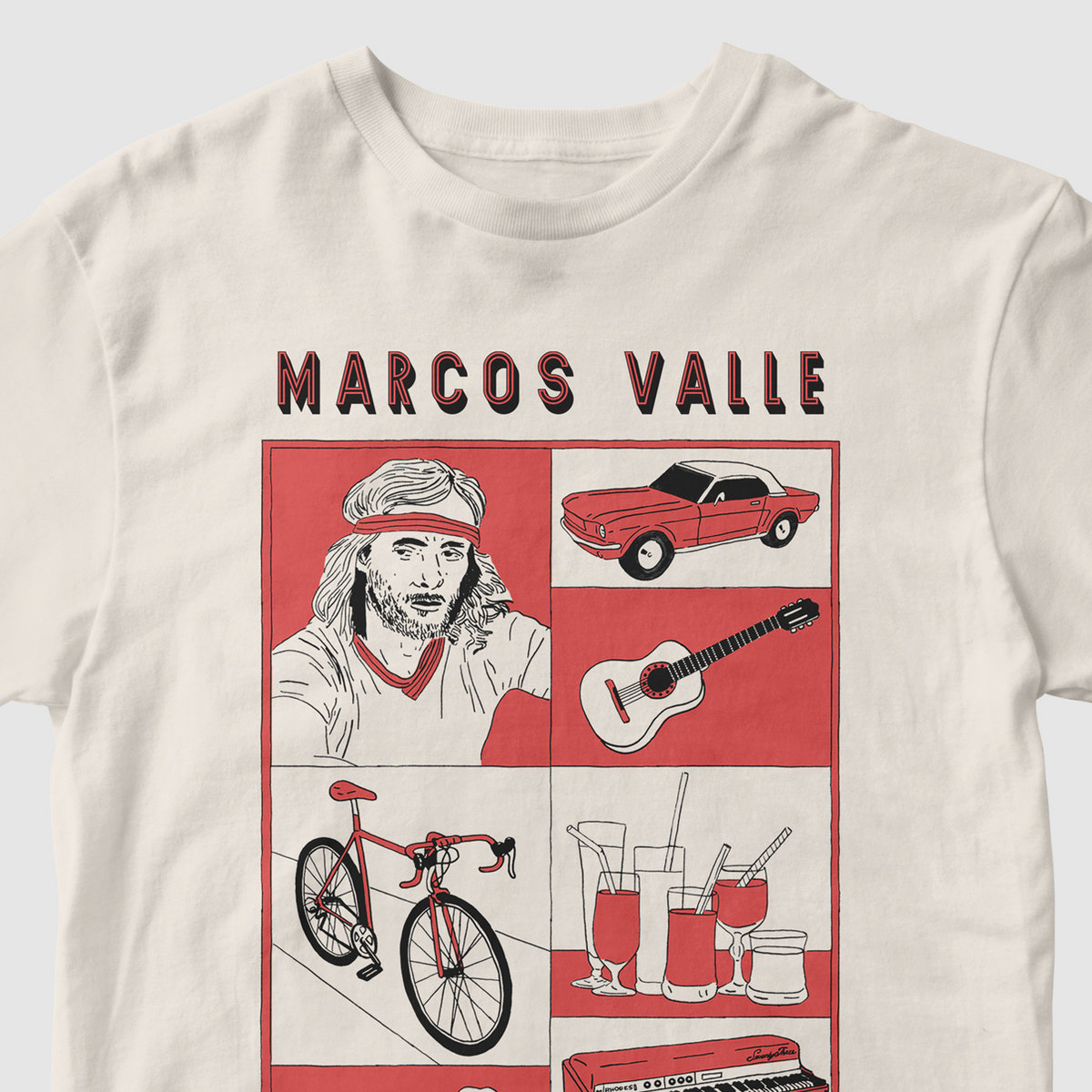 Marcos Valle Illustration T-Shirt | Marcos Valle