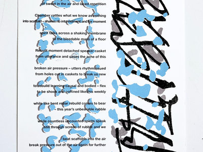 Rebuild Poem Art Print by Nadia Marcus | georg-i