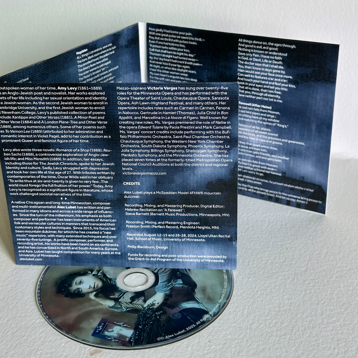 Amy Levy: Songs of Love and Loss | Alex Lubet and Victoria Vargas ...