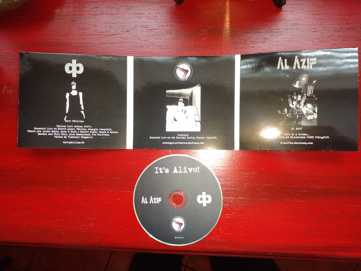 Dave Phillips, Noise Against Fascism & Al Azif - It´s Alive! 3 Way Live ...