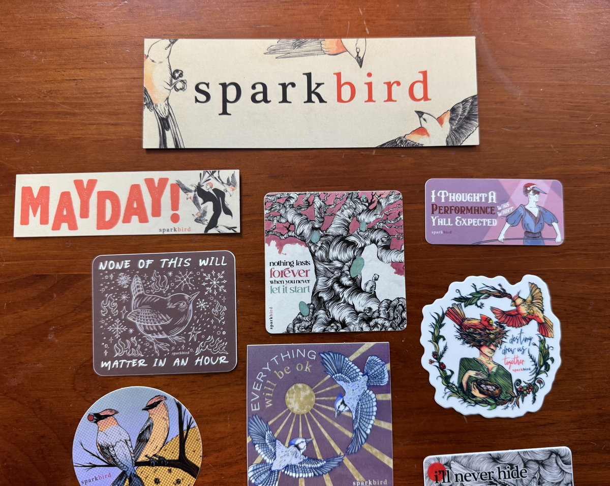 Sticker + Bookmark Bundle | Sparkbird