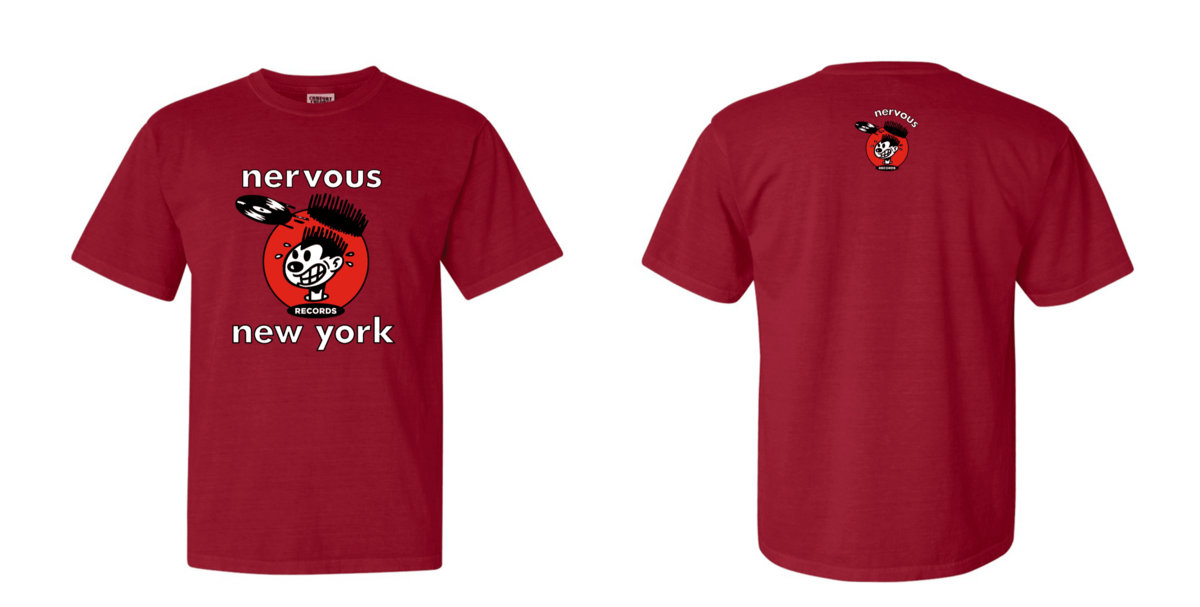 Nervous Legacy T-Shirt (Crimson) | Nervous Records