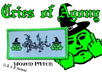 Cries Of Agony - Logo Patch | Grime Stone Records
