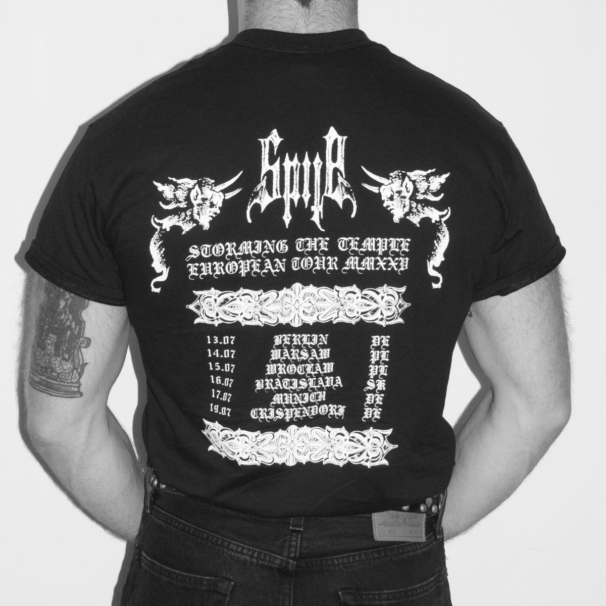 Storming the Temple MMXXV Tour Shirt | Spite