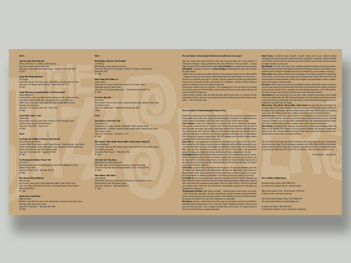 Soul Stirrin' | The Jazz Sinners | Right Tempo / Mono Jazz / Easy Tempo