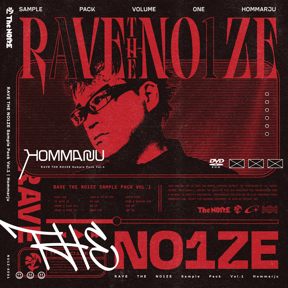 RAVE THE NO1ZE Sample Pack Vol.1 / Hommarju | Hommarju