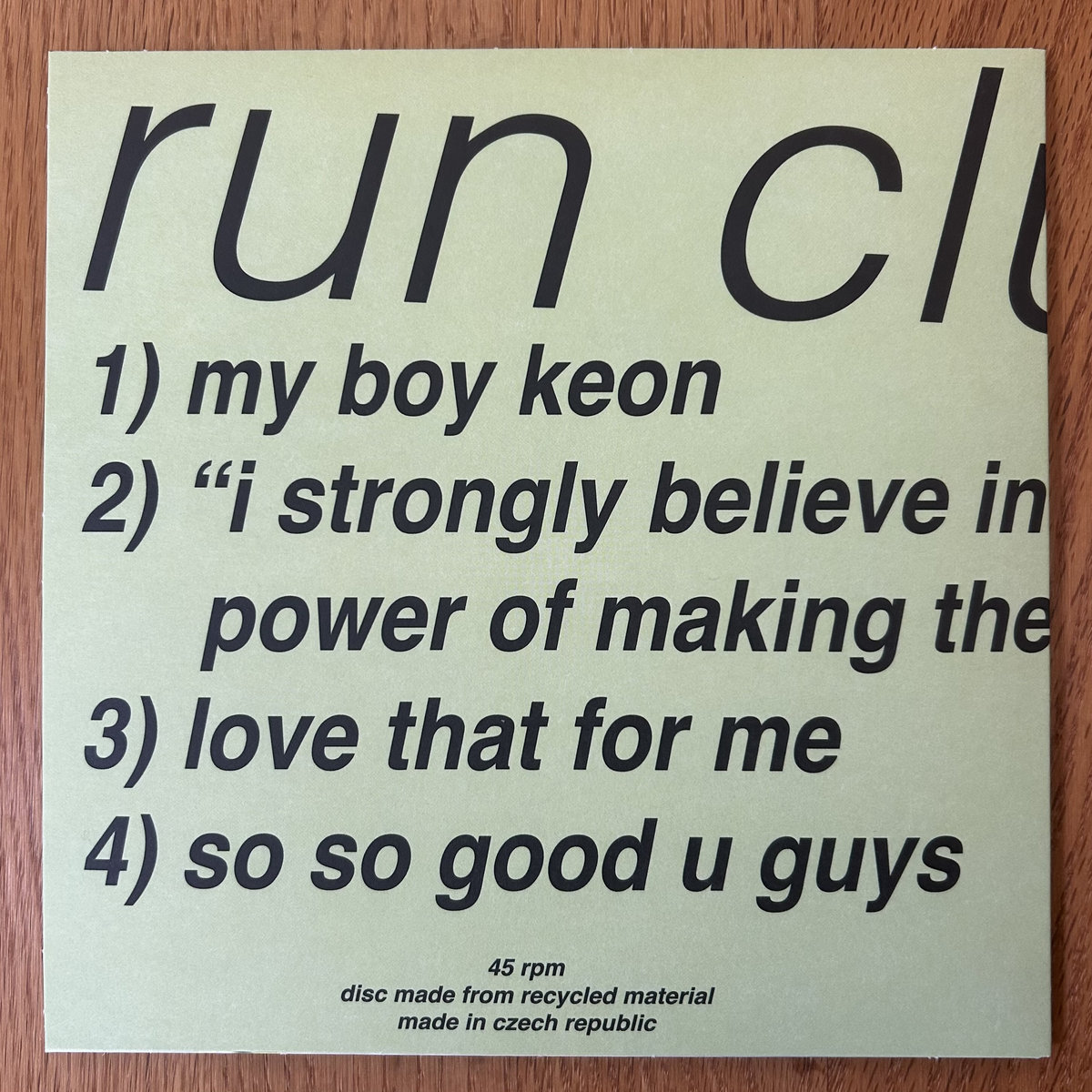 Run Club | Sam Gendel
