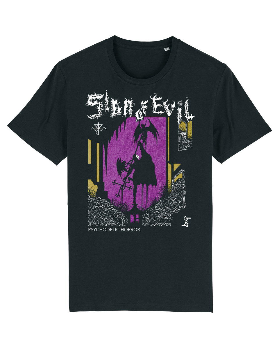 Sign of Evil - "Psychedelic Horror" t-shirt | Edged Circle Productions