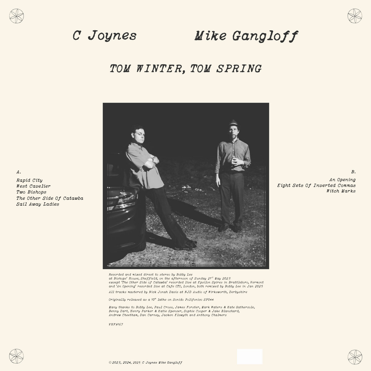 Tom Winter, Tom Spring | C Joynes & Mike Gangloff | C Joynes