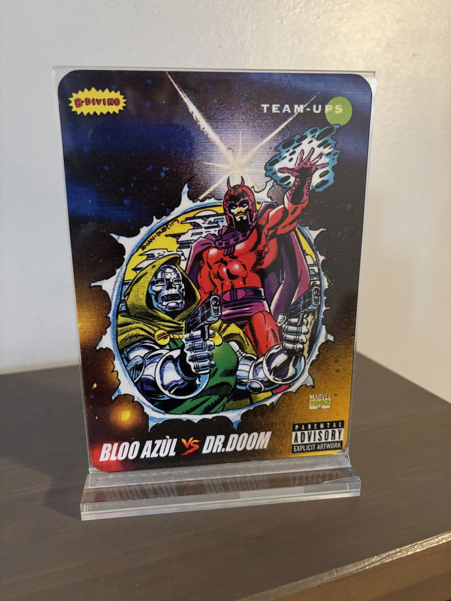 BLOO AZUL VS DOOM COLLECTORS CARD | Bloo Azul
